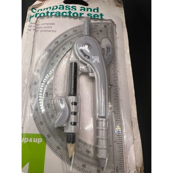 Office | Student Geometry Math Set Drawing Compass And Clear Swing Arm ...